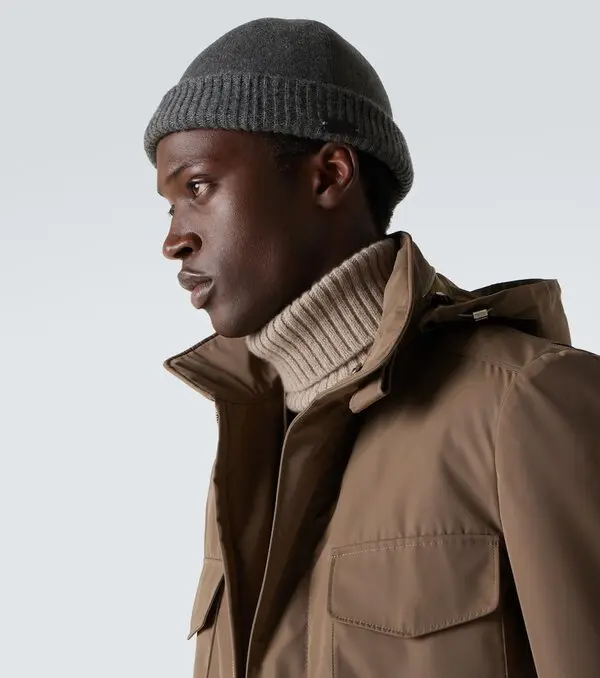 Loro Piana Cashmere Beanie - Grey