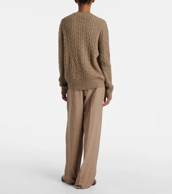 Loro Piana Cable-knit Cashmere Sweater