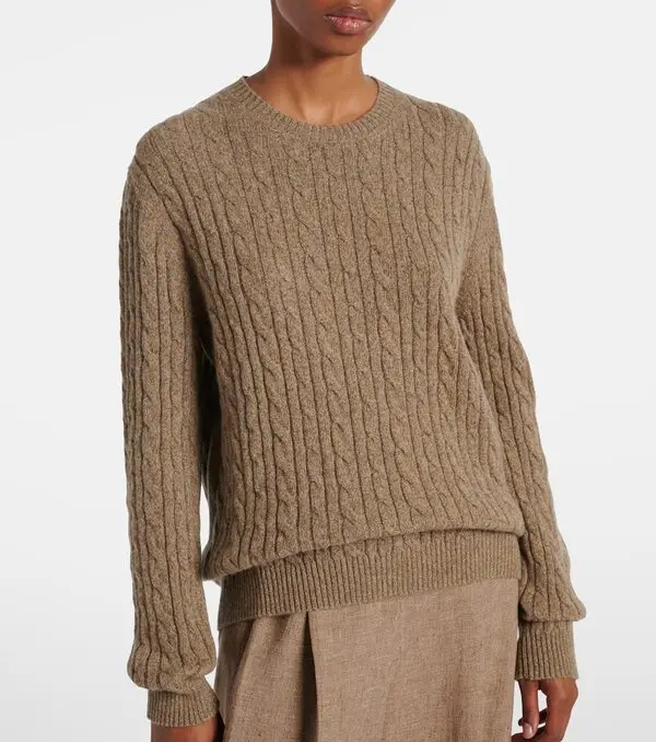 Loro Piana Cable-knit Cashmere Sweater