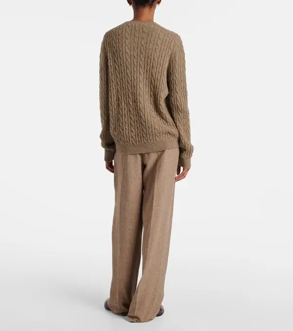 Loro Piana Cable-knit Cashmere Sweater