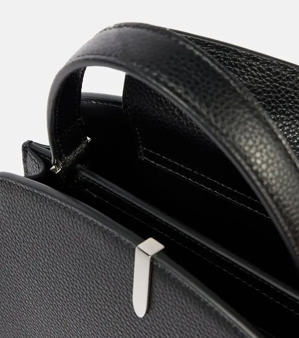 Savette Florence 20 Leather Tote Bag - Black