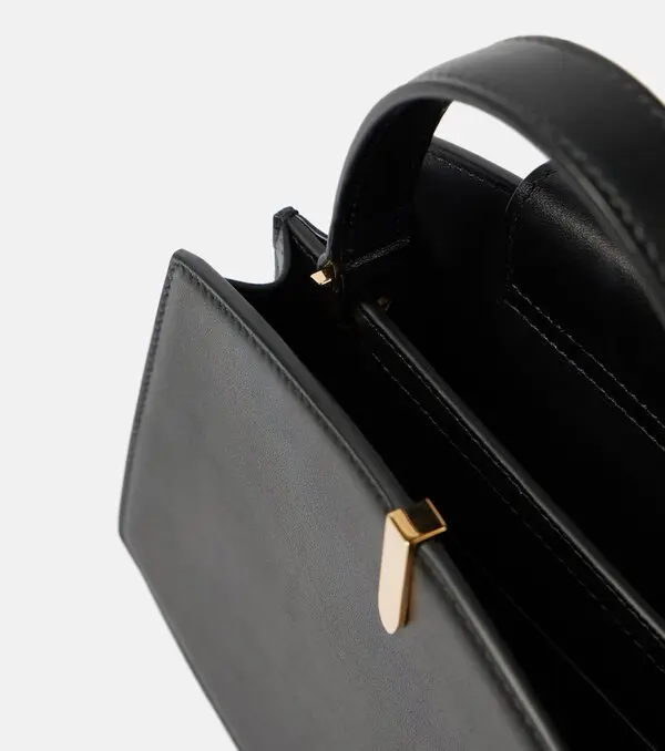Savette Florence 20 Leather Tote Bag - Black