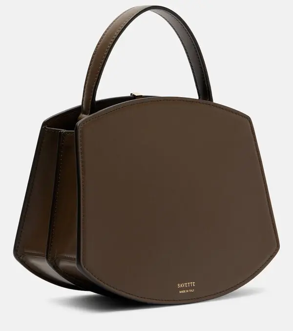 Savette Florence Leather Tote Bag - Green