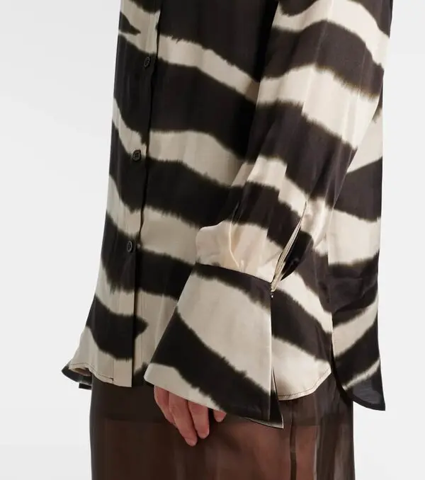Nina Ricci Printed Satin Shirt