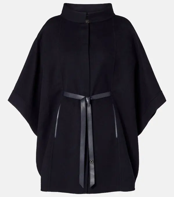 Loro Piana Salzburg Cashmere Cape - Blue
