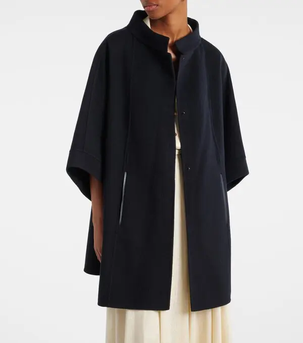 Loro Piana Salzburg Cashmere Cape - Blue