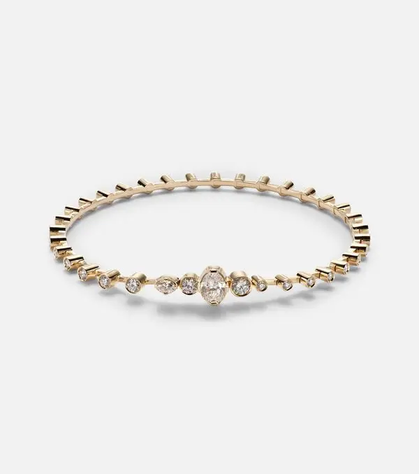 Sophie Bille Brahe 18kt Bracelet With Diamonds - Gold