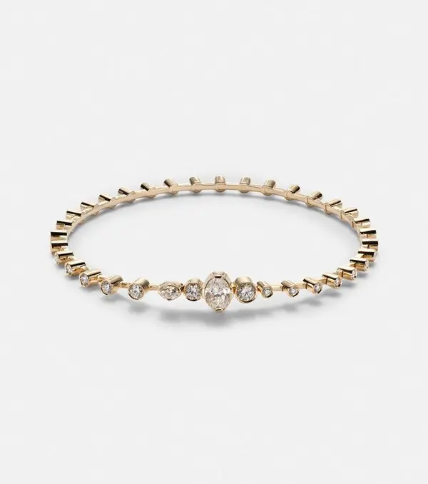 Sophie Bille Brahe 18kt Bracelet With Diamonds - Gold