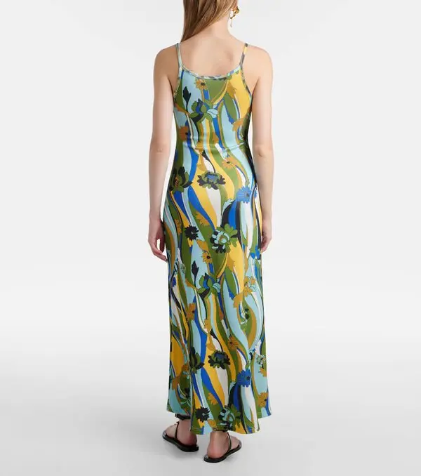 Christopher Esber Acidic Floral Maxi Dress