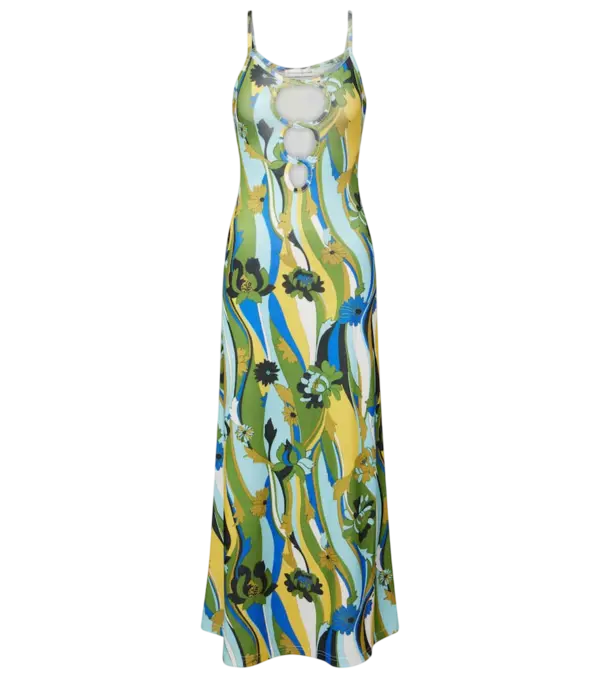 Christopher Esber Acidic Floral Maxi Dress