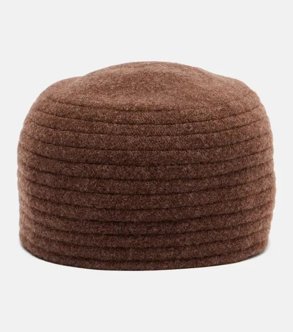 Loro Piana Alicia Wool Felt Hat - Brown