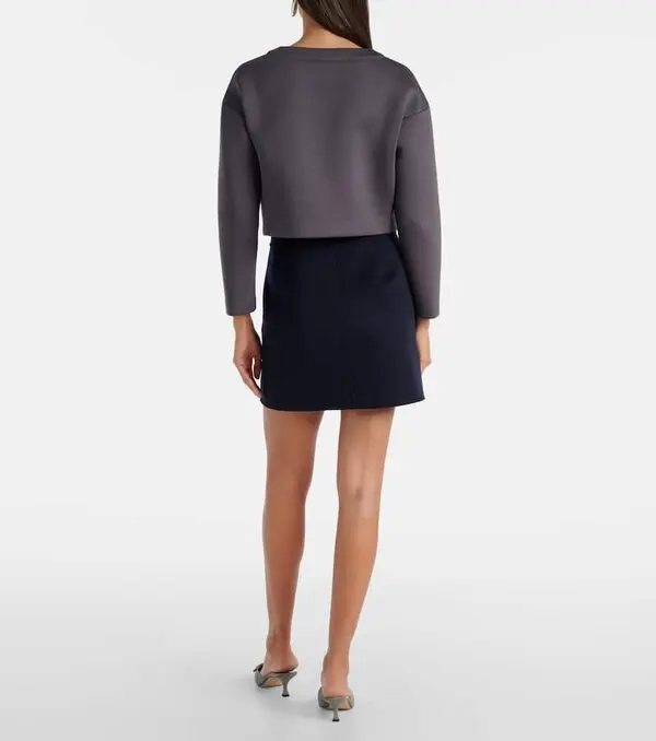 Max Mara Embellished Jersey Sweatshirt