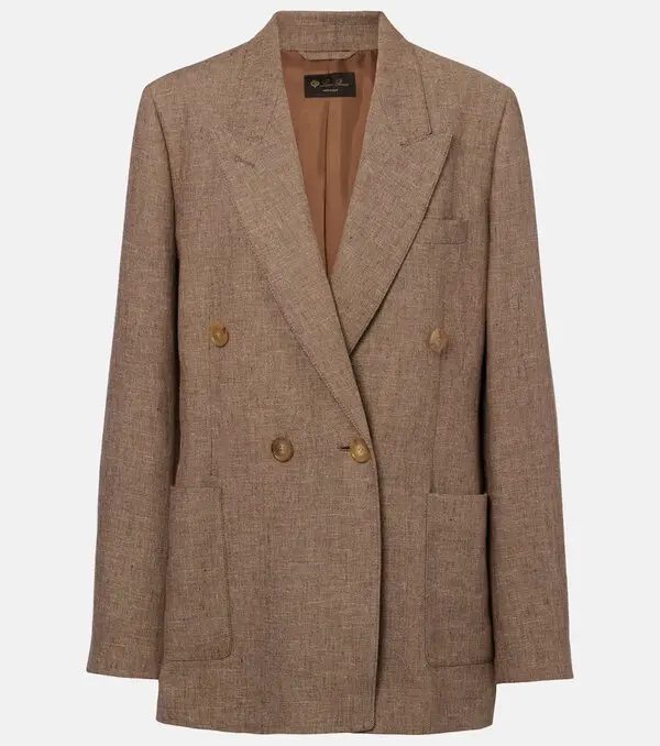 Loro Piana Linen Blazer - Brown