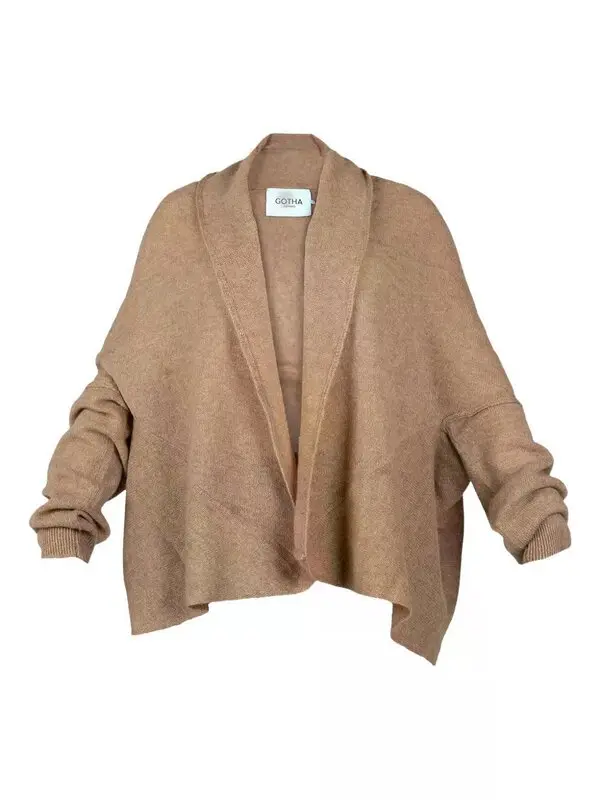 GOTHA Cashmere Cardigan With Shawl Lapels