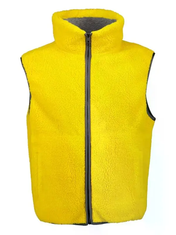 Givenchy Fleece Zip-up Gilet - Yellow
