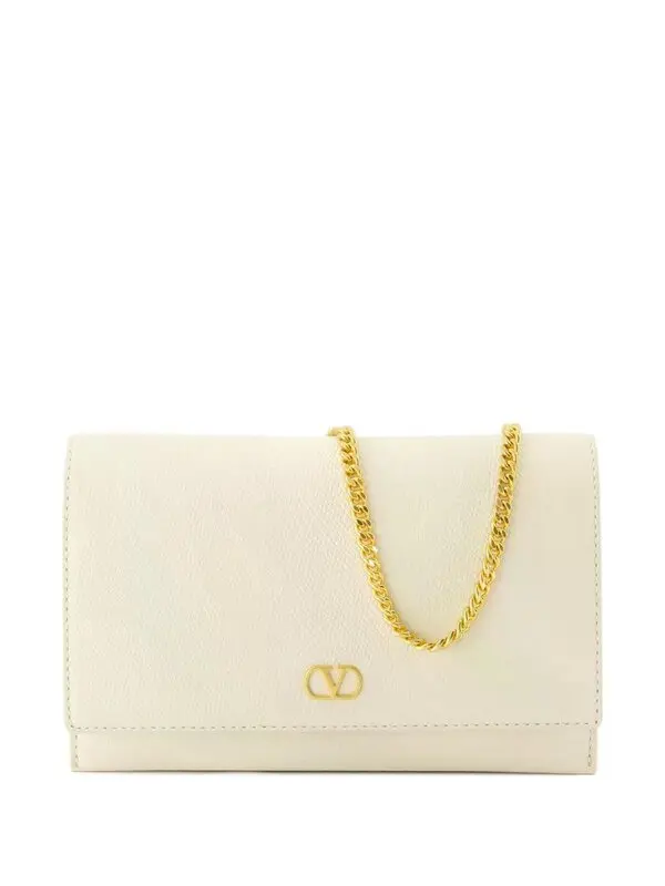 Valentino Garavani Vlogo Chain Shoulder Bag - Neutrals