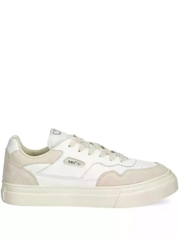 S.W.C STEPNEY WORKERS CLUB Leather Sneakers