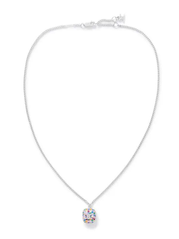 Celine Homme Triomphe Pendant Necklace - Silver