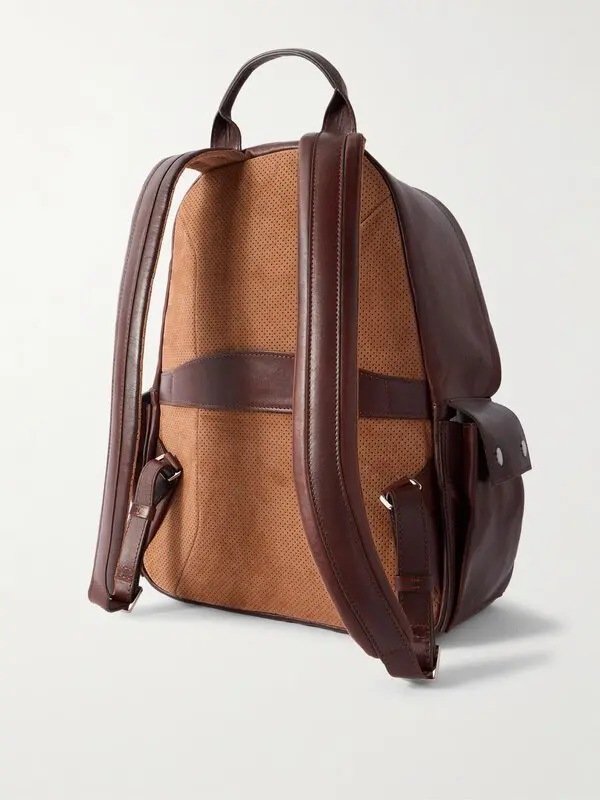 Brunello Cucinelli Leather Backpack - Brown