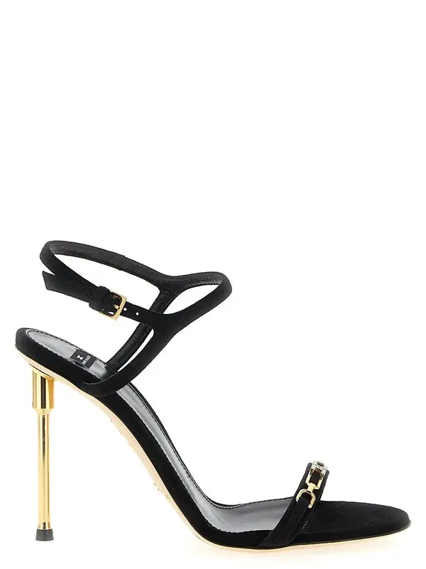 Elisabetta Franchi Sculpture Heel Sandals
