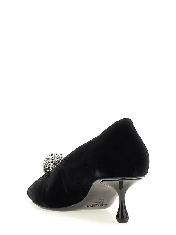 JIMMY CHOO Orb 50 Velvet Pumps