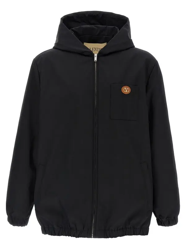 Valentino Garavani Nylon Hooded Jacket