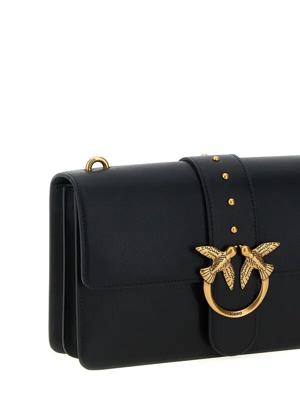 Pinko Love One Classic Crossbody Bag - Black
