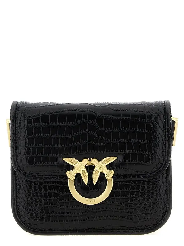 Pinko Love Bag Box Mini Shoulder Bag - Black