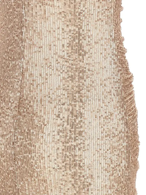 Norma Kamali Strapless Shirred Dress