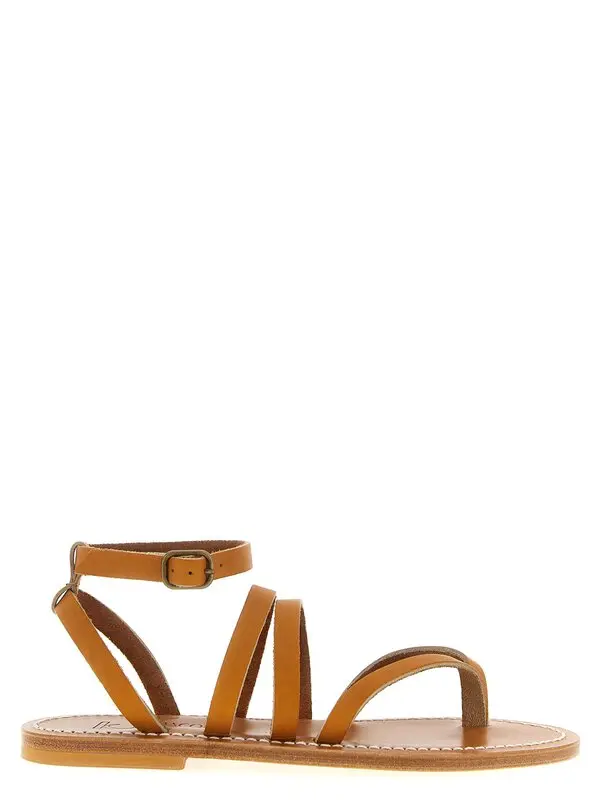 K.JACQUES Hemeree Leather Sandals - Brown