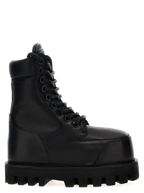Alexander McQueen Nappa Ankle Boots