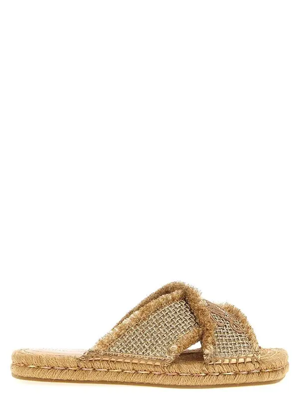 JIMMY CHOO Aciel Sandals - Gold