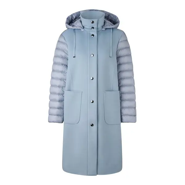 Bogner Wool And Down Coat - Light Blue