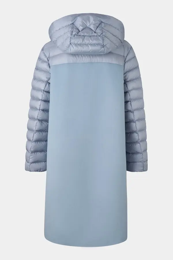 Bogner Wool And Down Coat - Light Blue