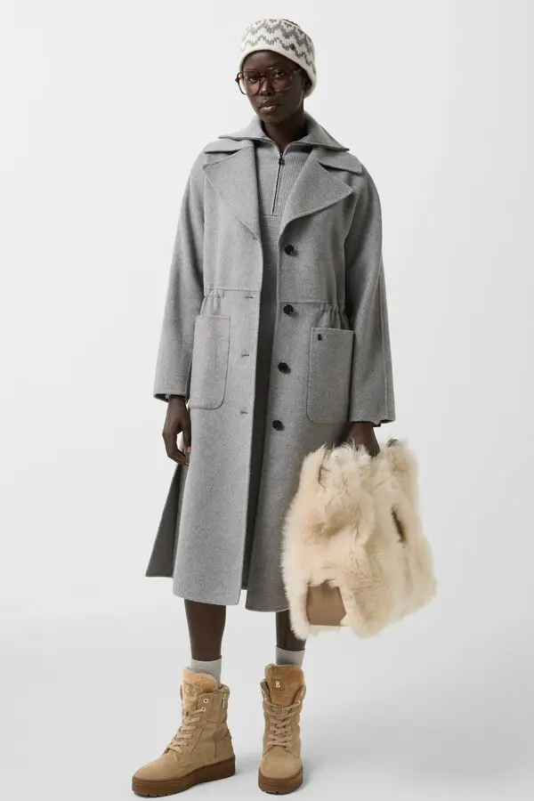 Bogner Wool Coat - Gray