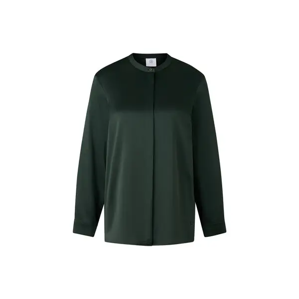 Bogner Gerrit Satin Blouse - Dark Green