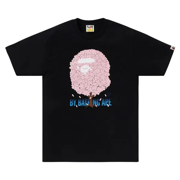 A BATHING APE Sakura Bathing Ape Tee #1 - Black
