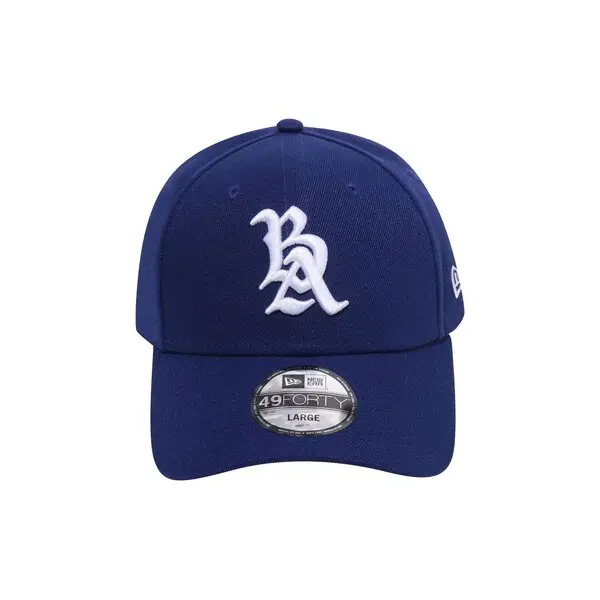 A BATHING APE Baseball Logo 49forty Cap - Blue