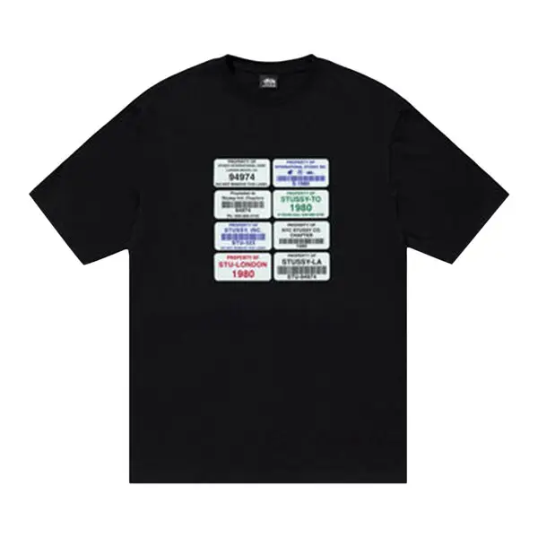 StÜssy Codes Tee - Black