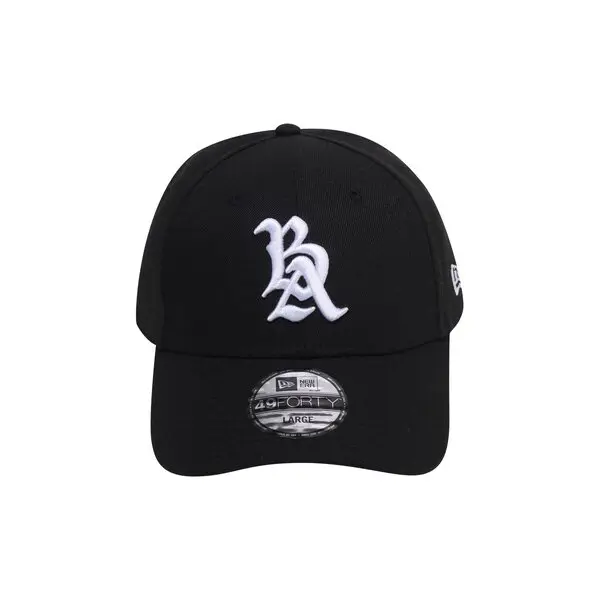 A BATHING APE Baseball Logo New Era 49forty Cap - Black