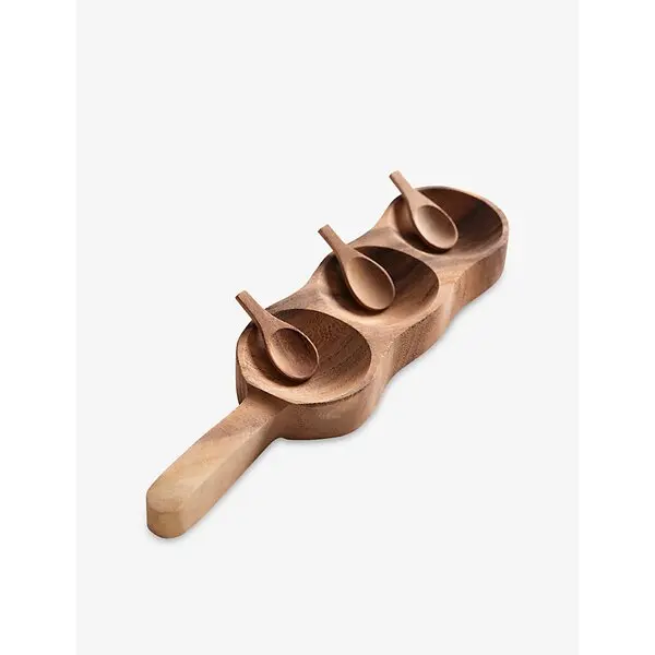 SOHO HOME Gava Trio Acacia Wood Server - Brown