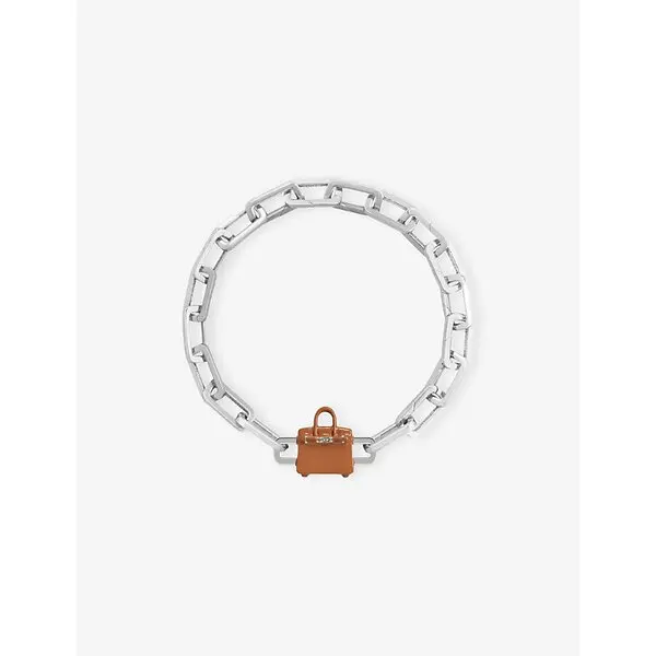 POUBEL Handbag Sterling And Enamel Charm