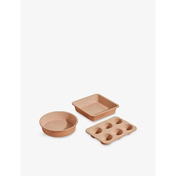 OUR PLACE Baker's Kit Set Of Three Ceramic Oven Pans - Spice