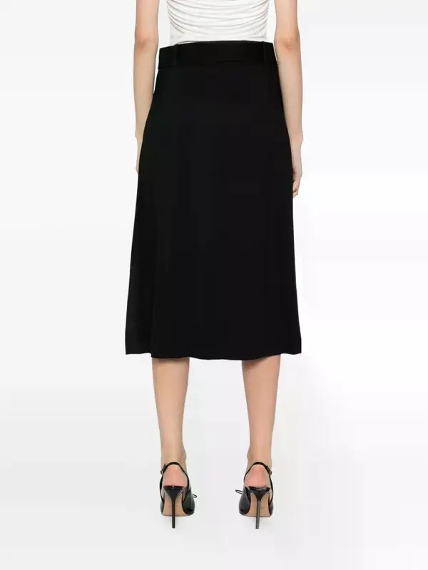 Karl Lagerfeld Pleated Panel Skirt