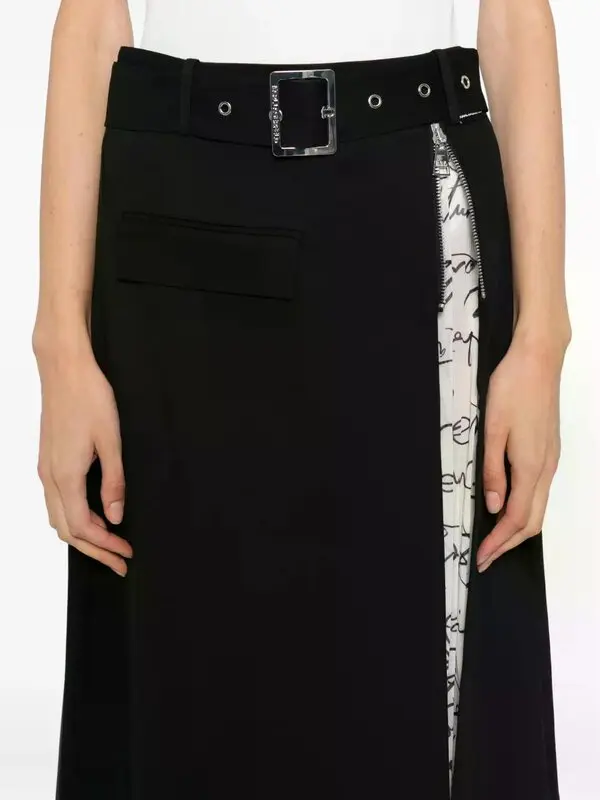 Karl Lagerfeld Pleated Panel Skirt