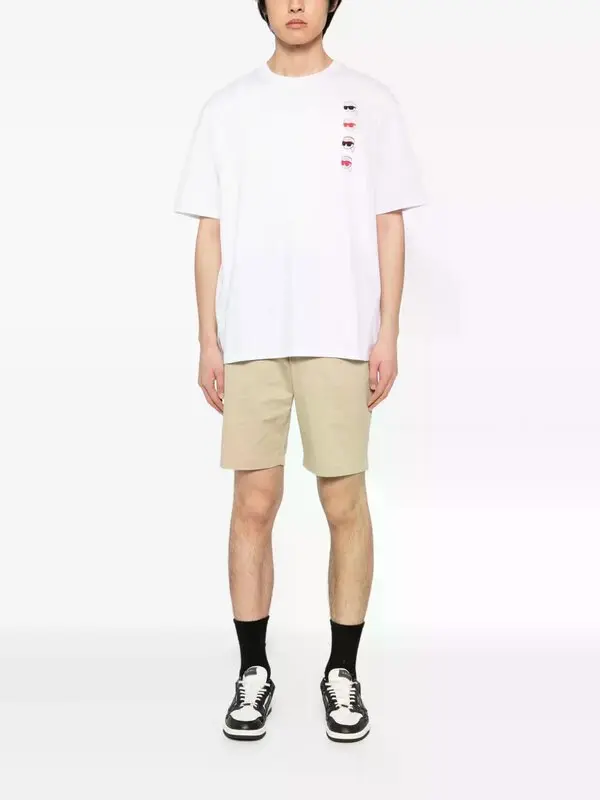 Karl Lagerfeld Logo-embroidered Shorts