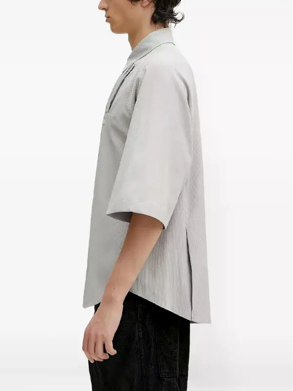 ADER ERROR Pleated Short-sleeve Shirt