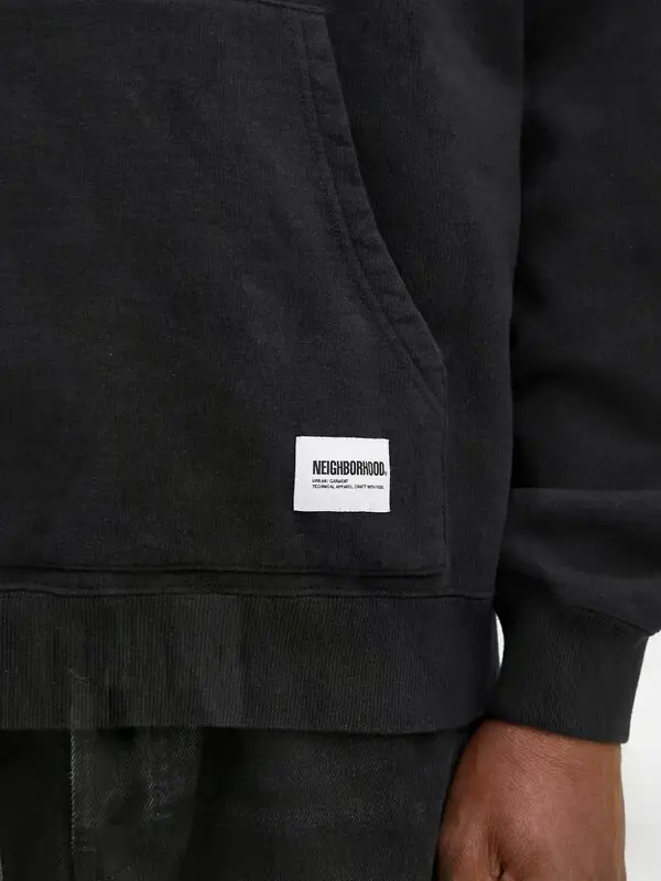 NEIGHBORHOOD Circular-logo Hoodie - Black