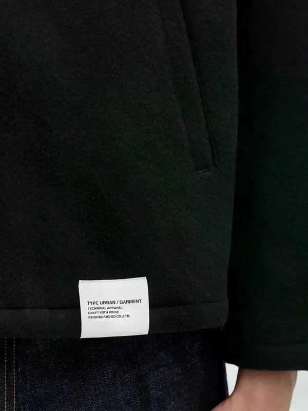 NEIGHBORHOOD Melton Logo-emblem Shirt Jacket