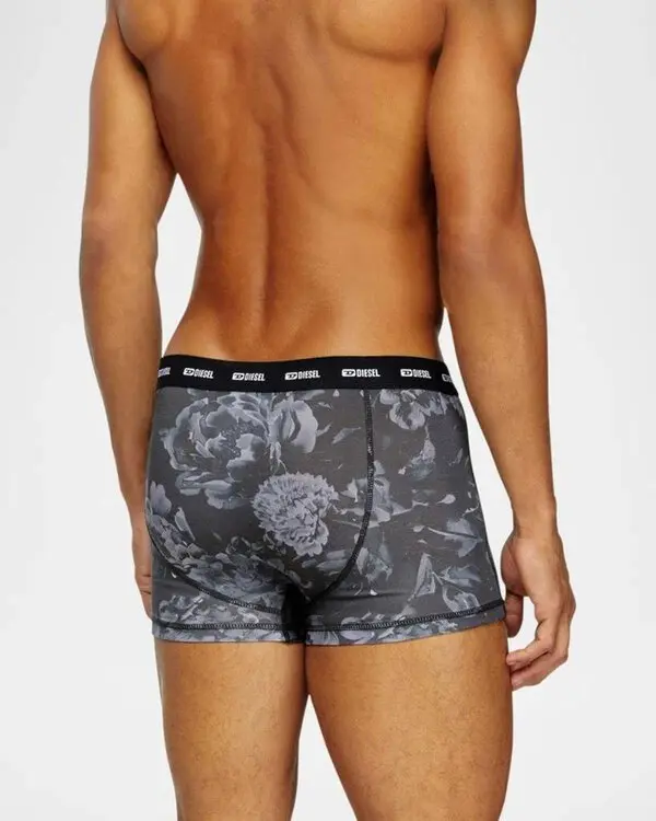 DIESEL® Apos;s Damien Multi-pattern 3-pack Boxer Briefs - Black